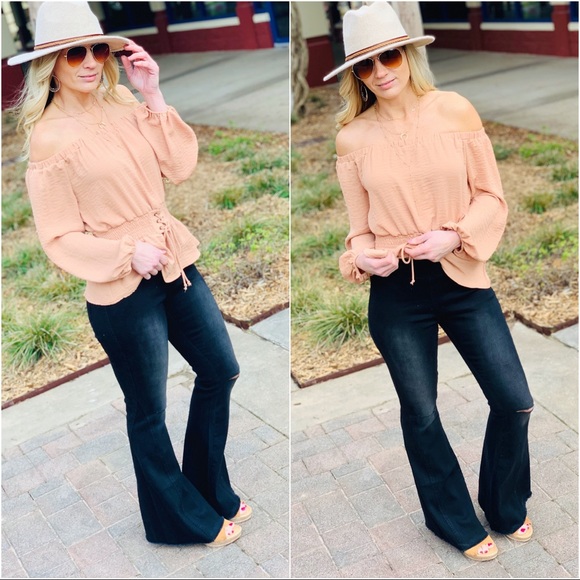 Infinity Raine | Jeans | On The Lookout Flare Jeansblack | Poshmark